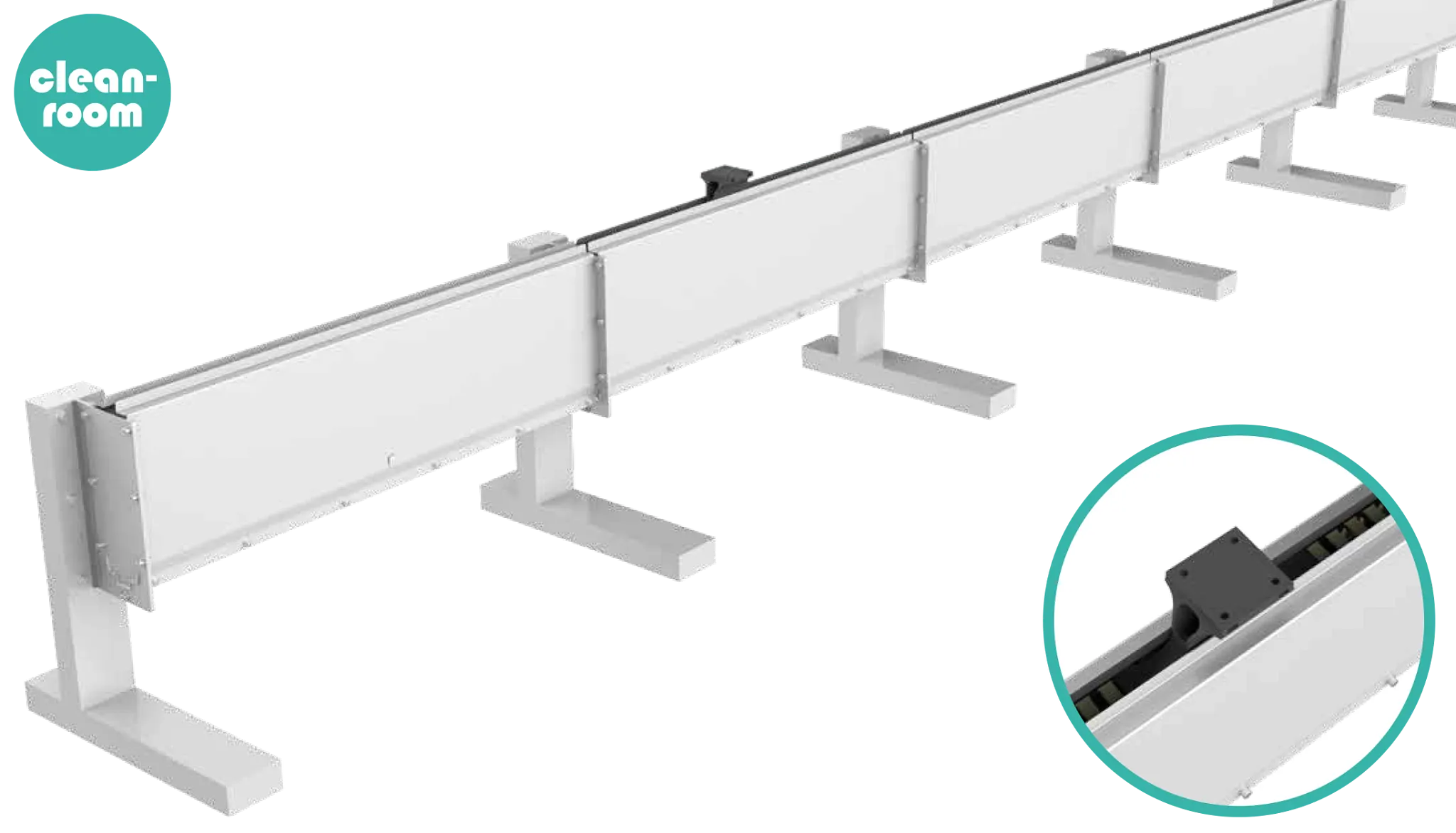 C6 energy chain series with cleanroom guide system | igus Australia