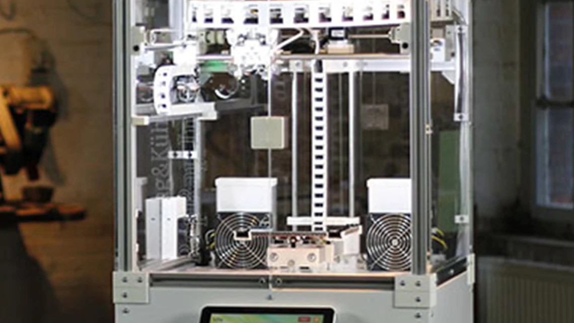 Components for 3D printers: bearing technology, energy chain, filaments