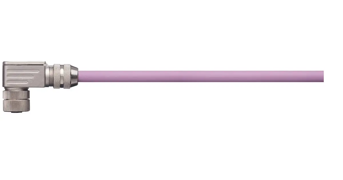 Harnessed Profibus cable PUR Phoenix Contact 5-pole socket