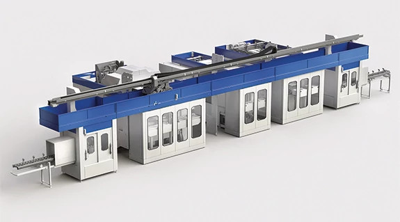 Roller energy chains for a linear gantry