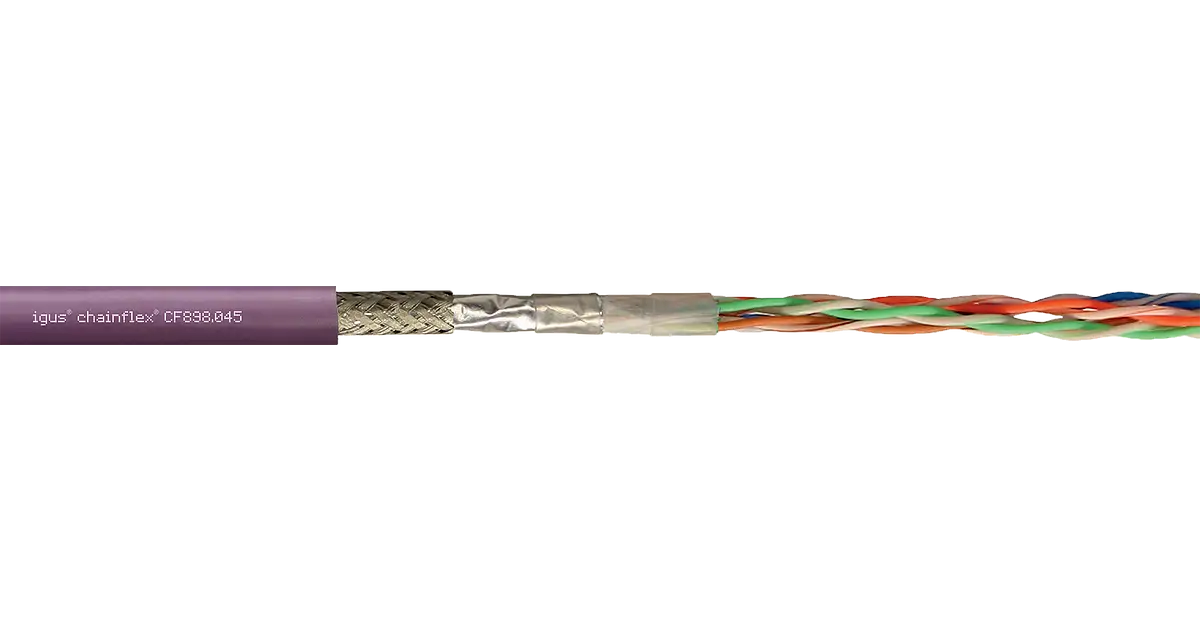 Harnessed CAT5e cables iguPUR Telegärtner -Telegärtner