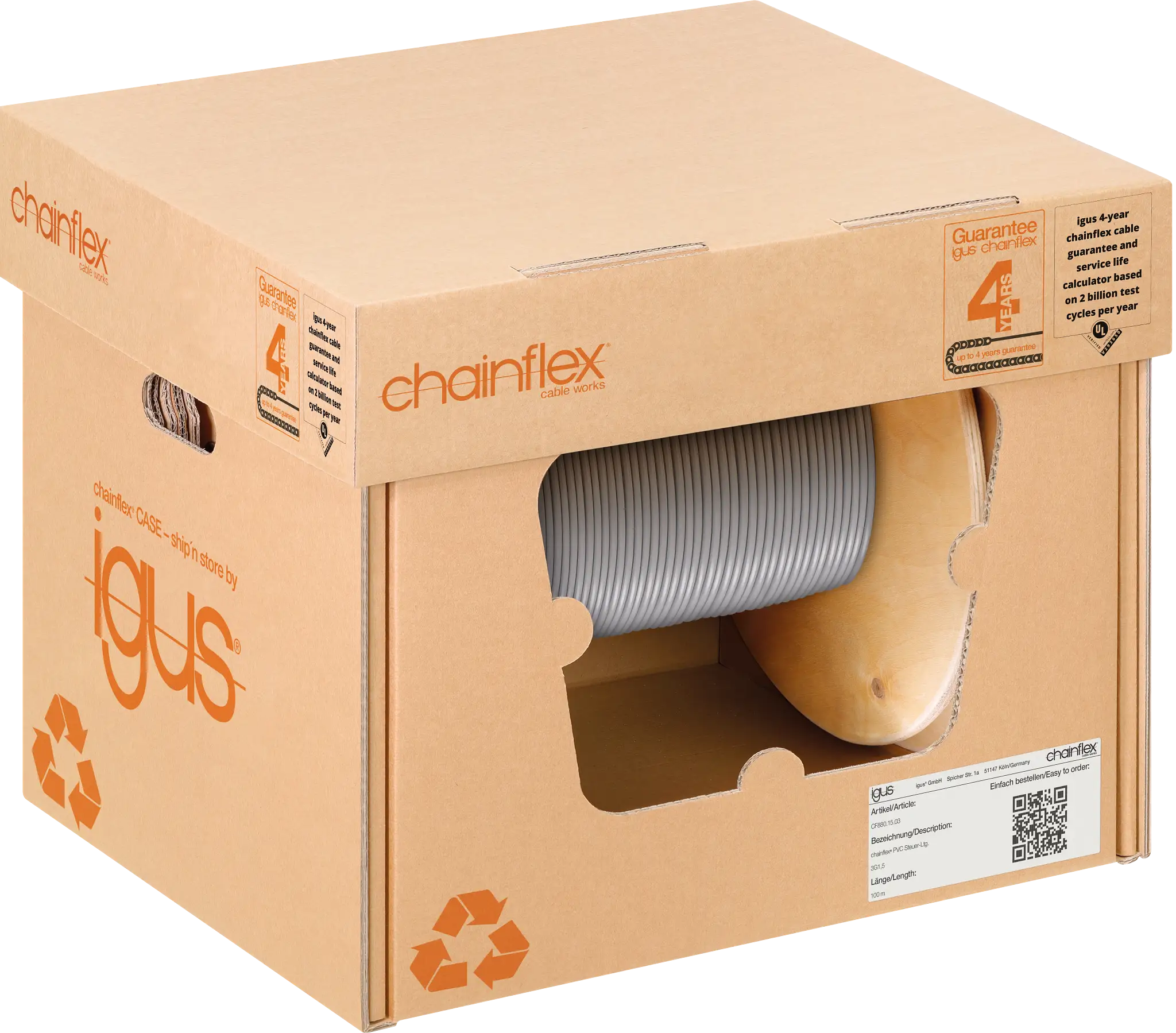 chainflex® 광섬유 케이블 CFLK