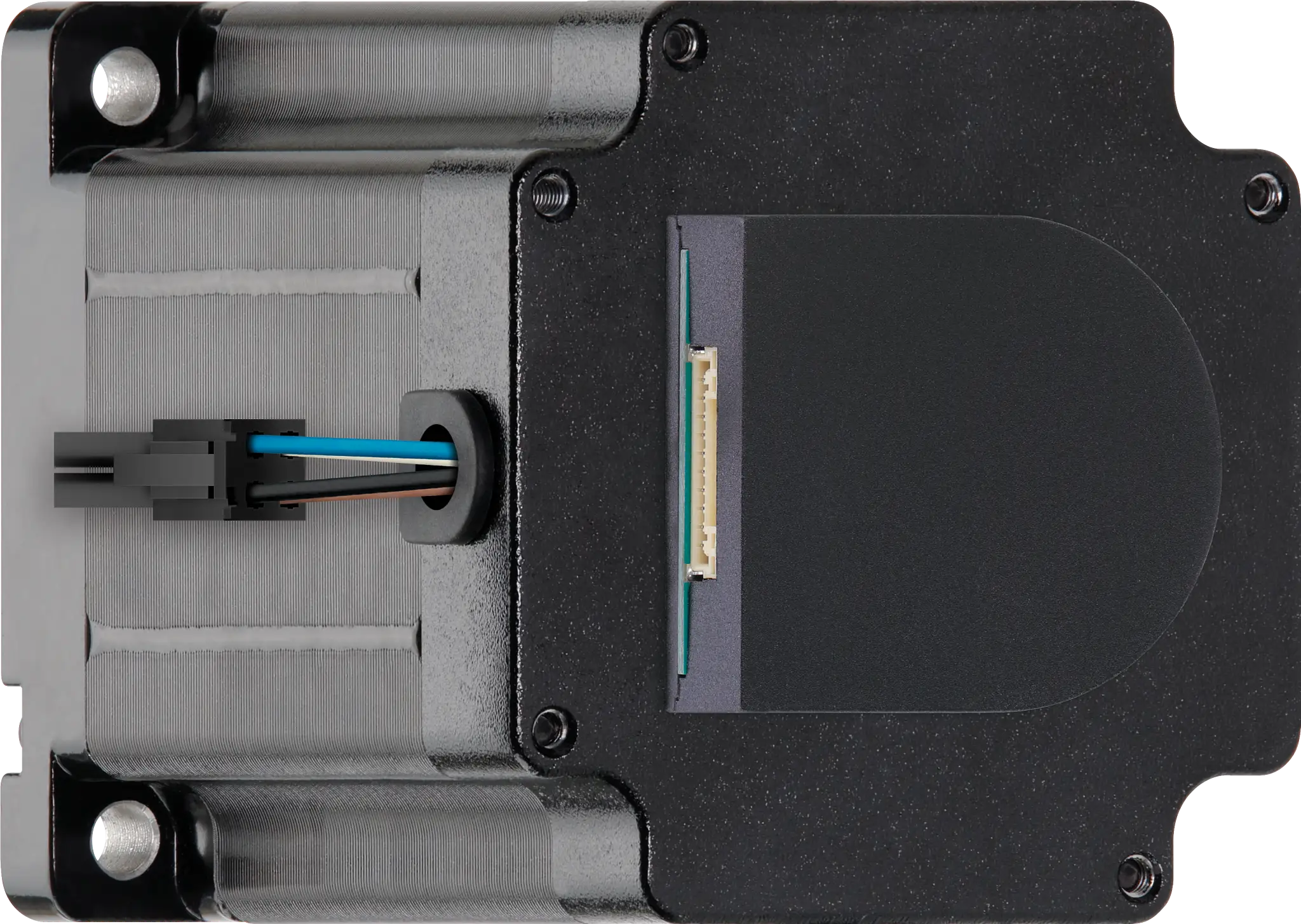 drylin® E stepper motor, stranded wires with Molex connector and 24V ...