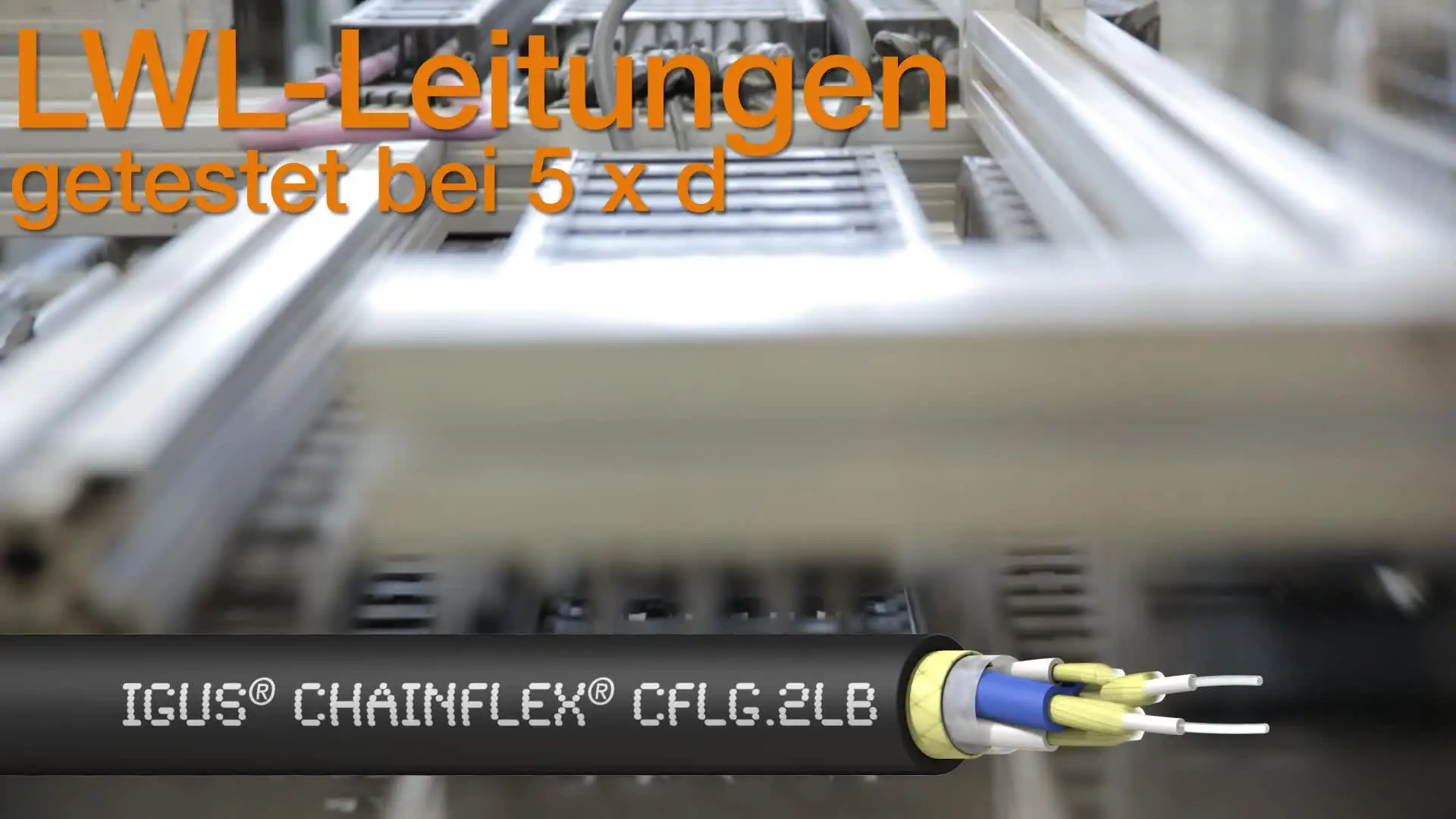 Chainflex® Fibre Optic Cable Cfrobot5