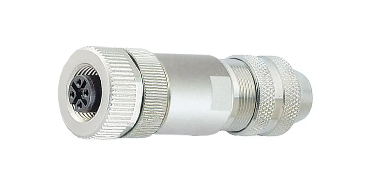 Binder M12-A female cable connector, 6.0 - 8.0 mm, shieldable, screw ...
