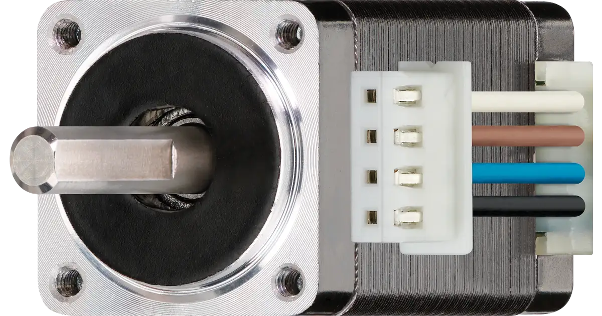 drylin® E stepper motor, stranded wires with JST connector, NEMA8