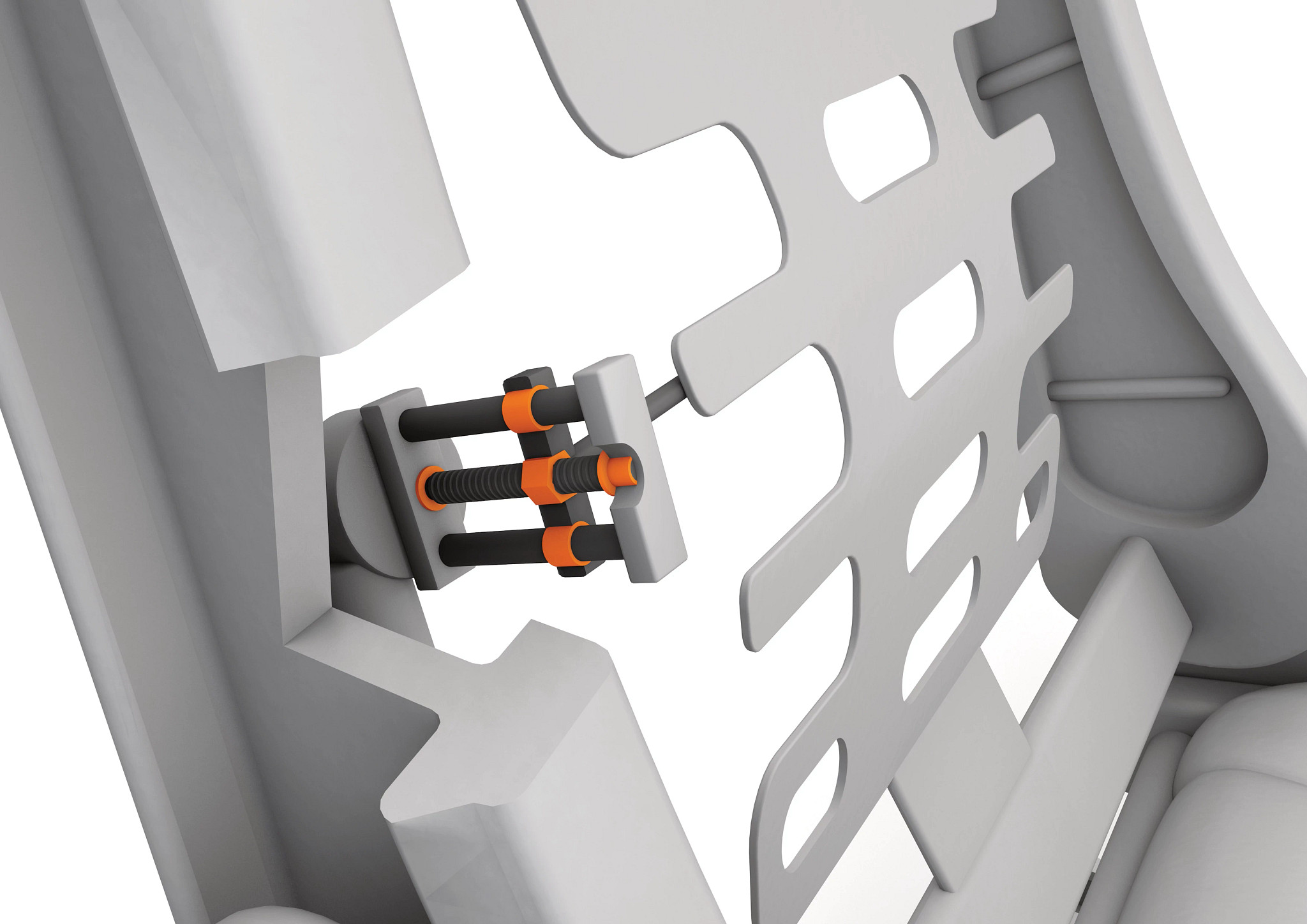 Bearings and energy chains in seat adjustment | igus®