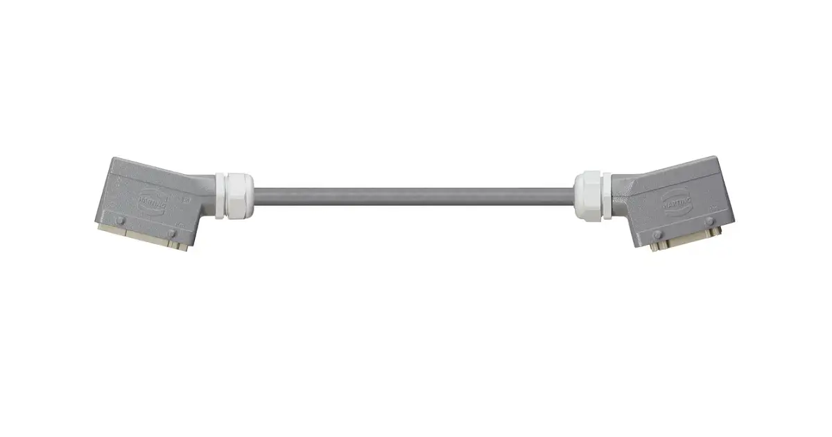 Han 16B connector housing - double locking lever angled at both ends ...