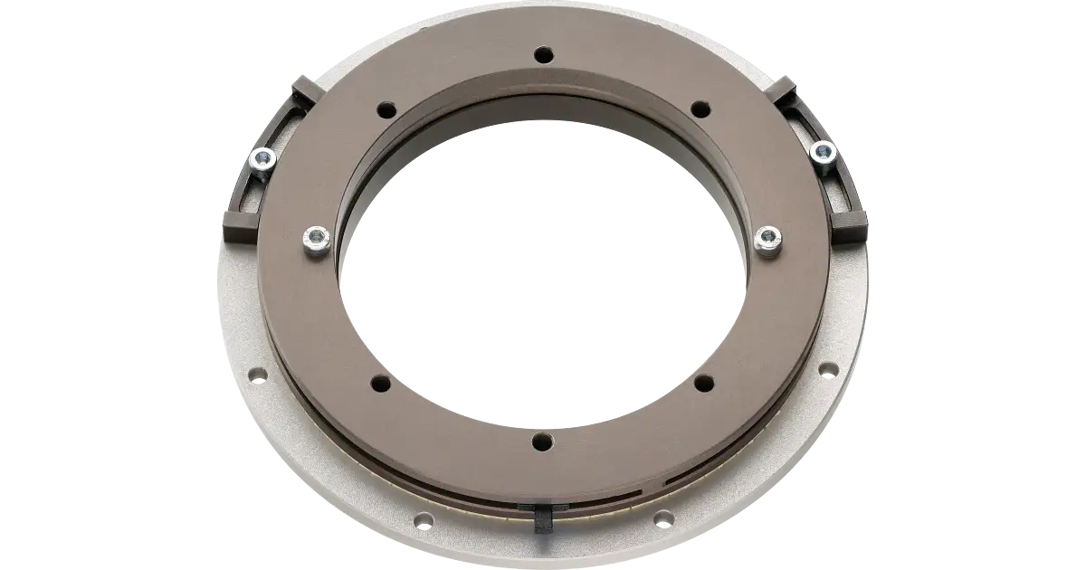 iglidur® slewing ring, PRT-04 with angle limiter over 360°, outer ring ...