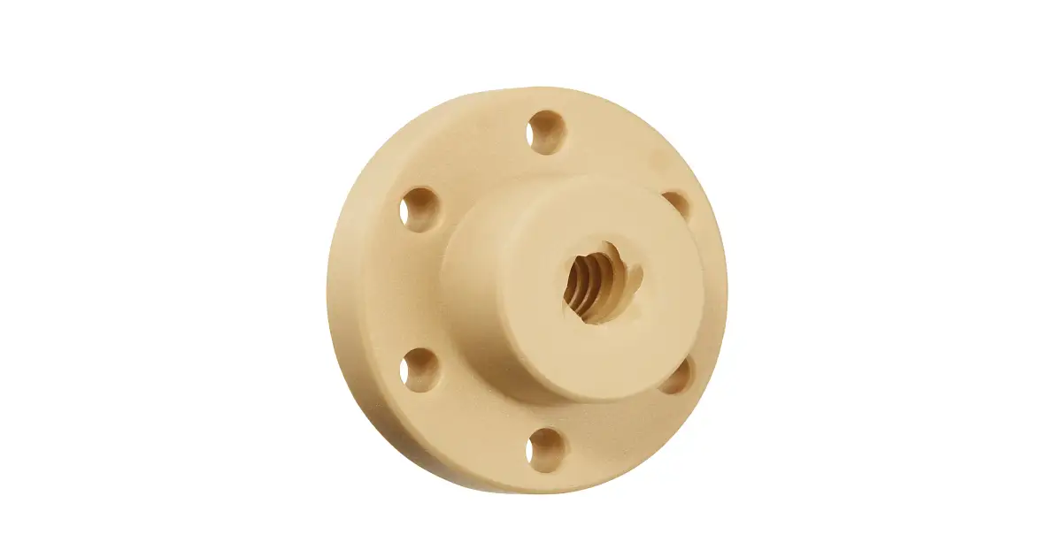 Ecrou à collerette pour vis hélicoïdale drylin®, J350FRM