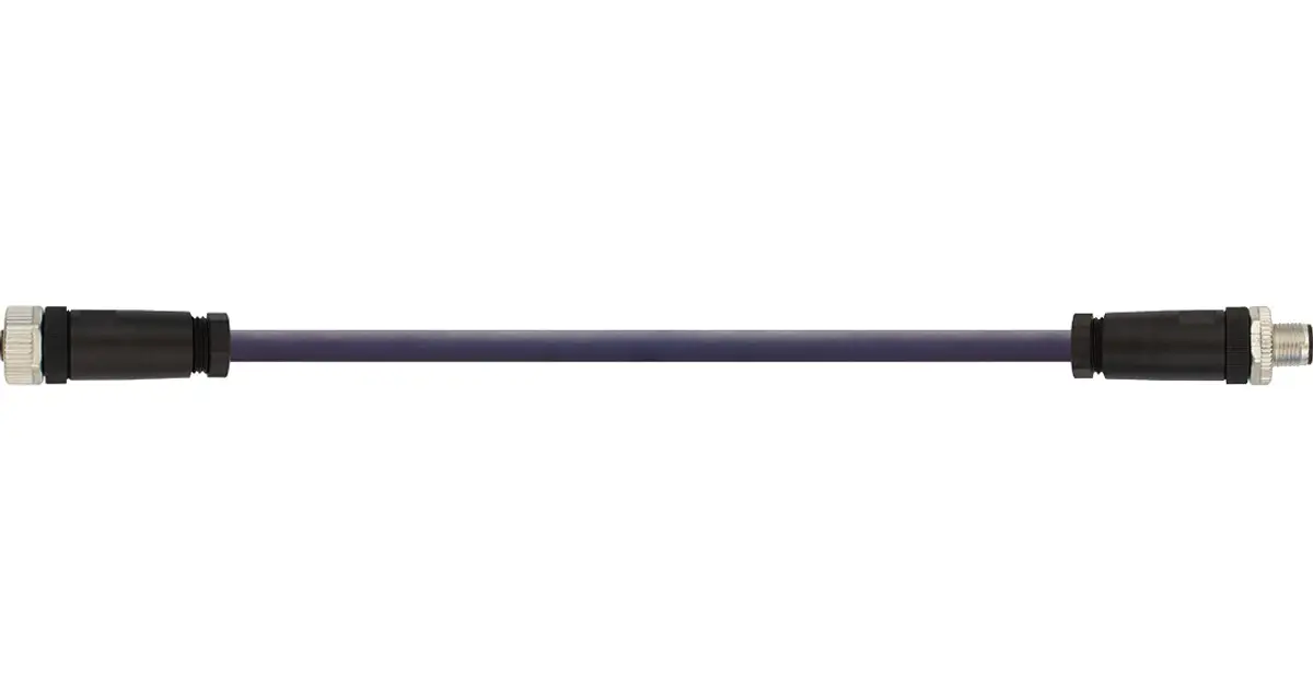 Connection cable distribution straight M12 CF.INI CF9 socket/pin