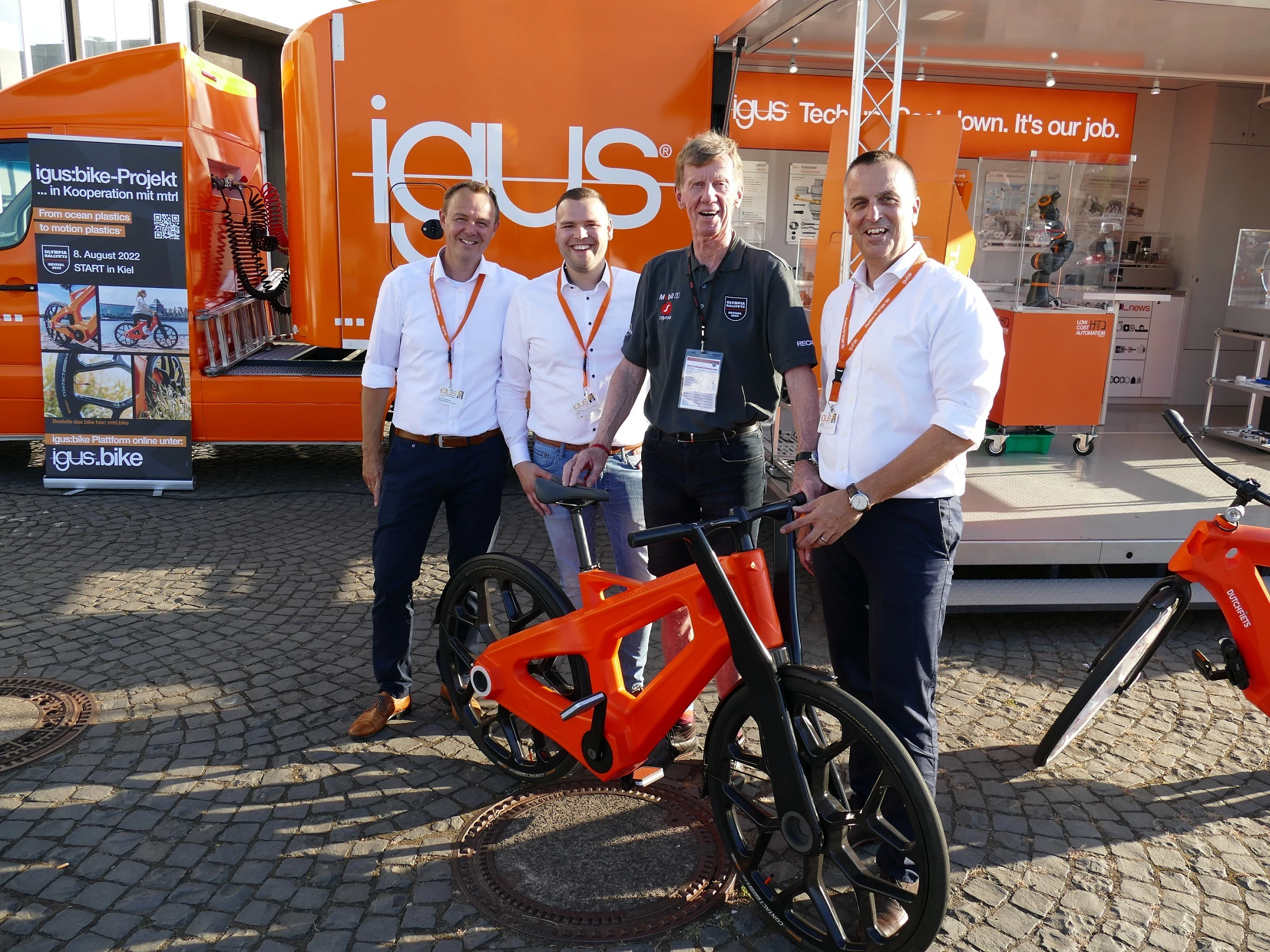 Olympia-Rallye 2022: igus präsentiert nachhaltiges igus:bike Konzept in ...