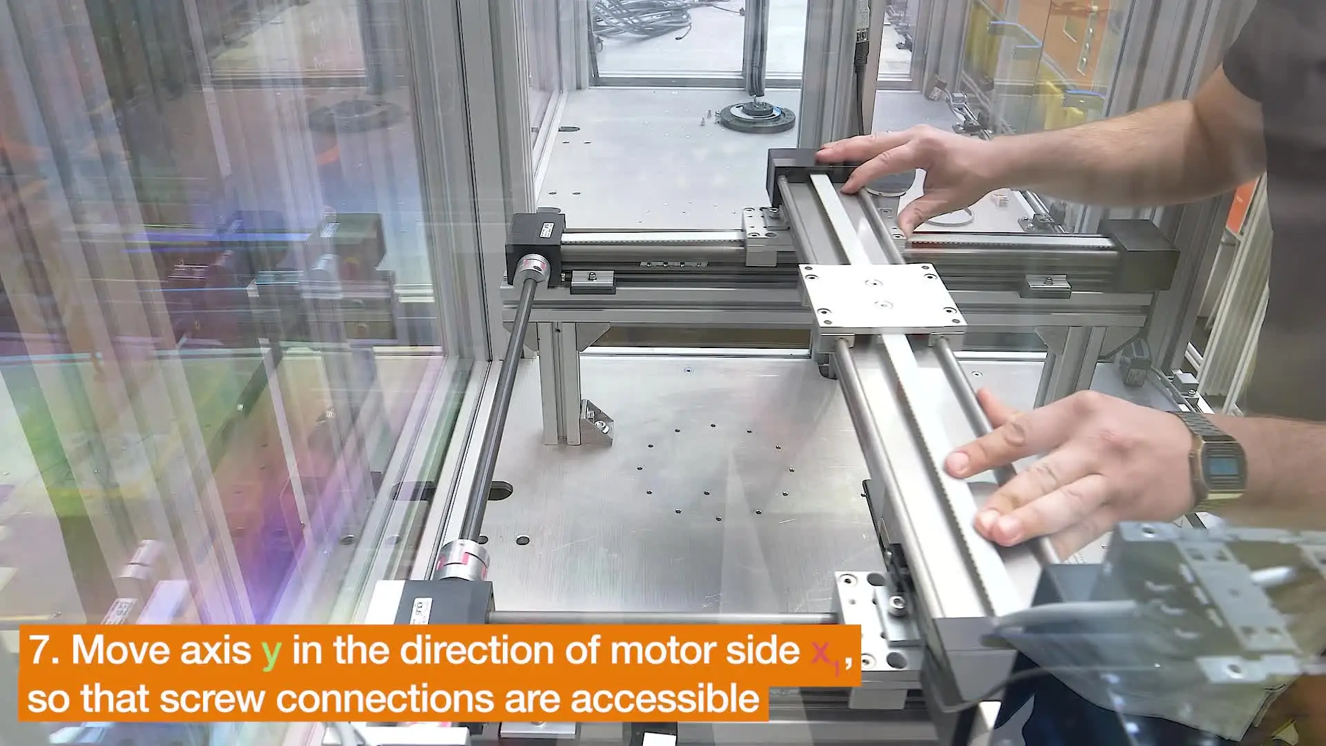Flat linear robot | DLE-FG-0005 | Workspace 1000 x 500mm