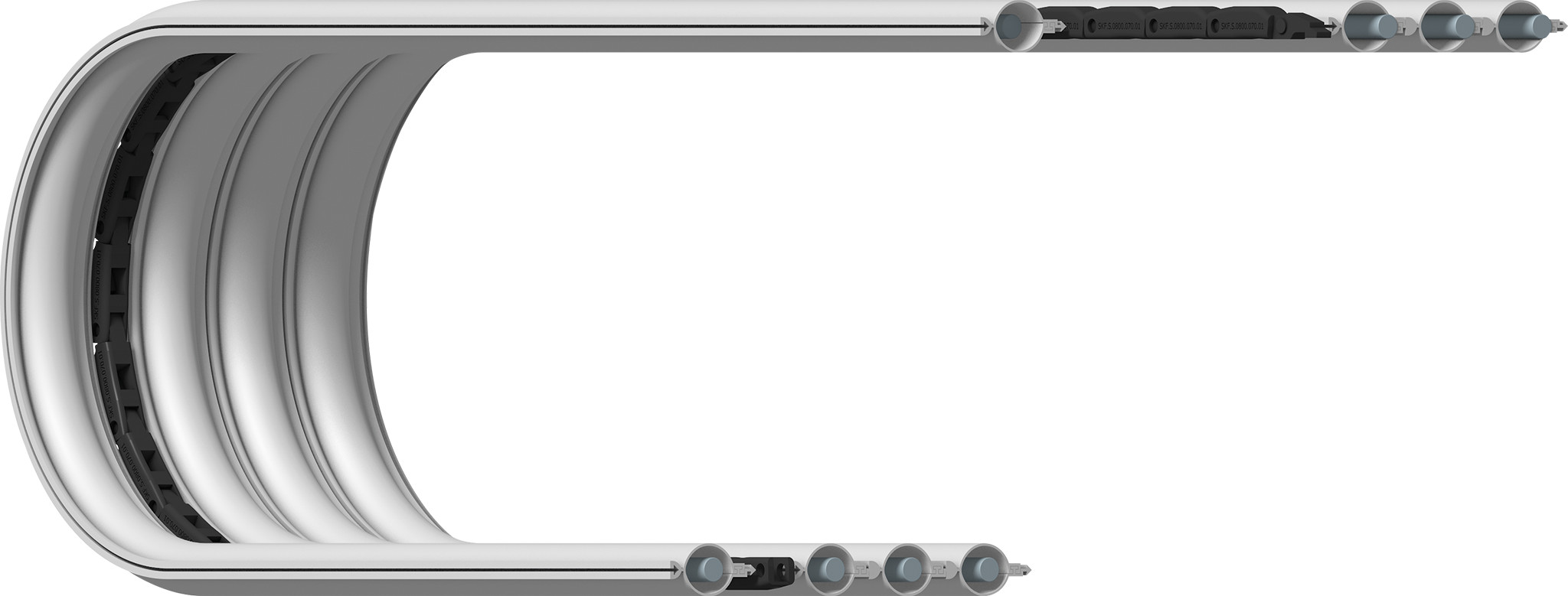 e-skin® flat with support chain | igus®