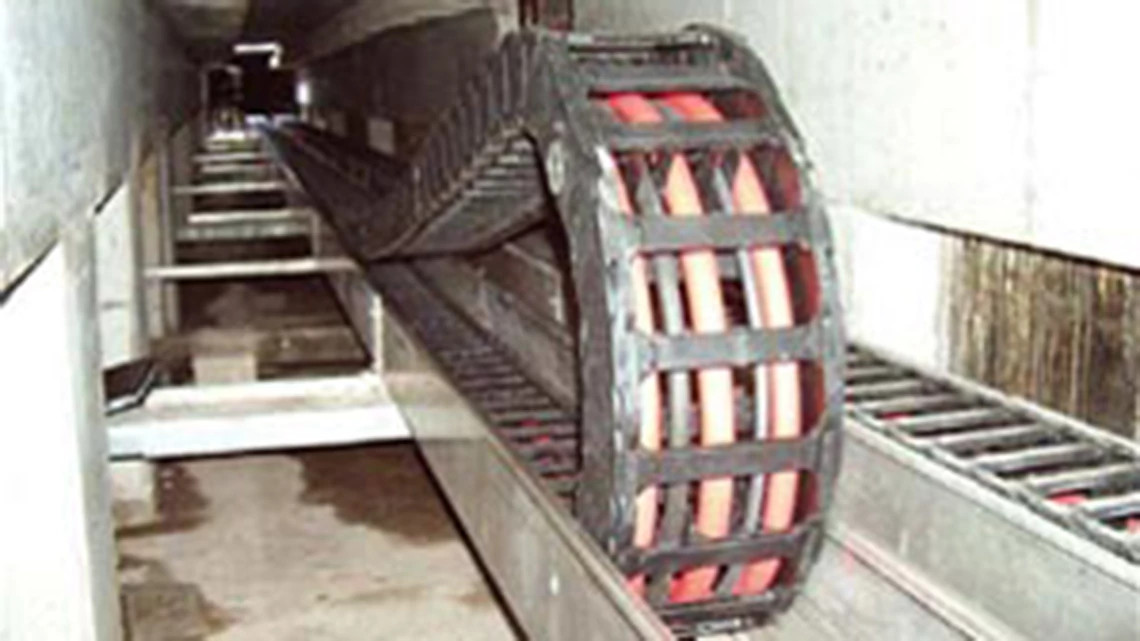 Safe cable routing for 12 STS cranes at high travelling speeds | igus®