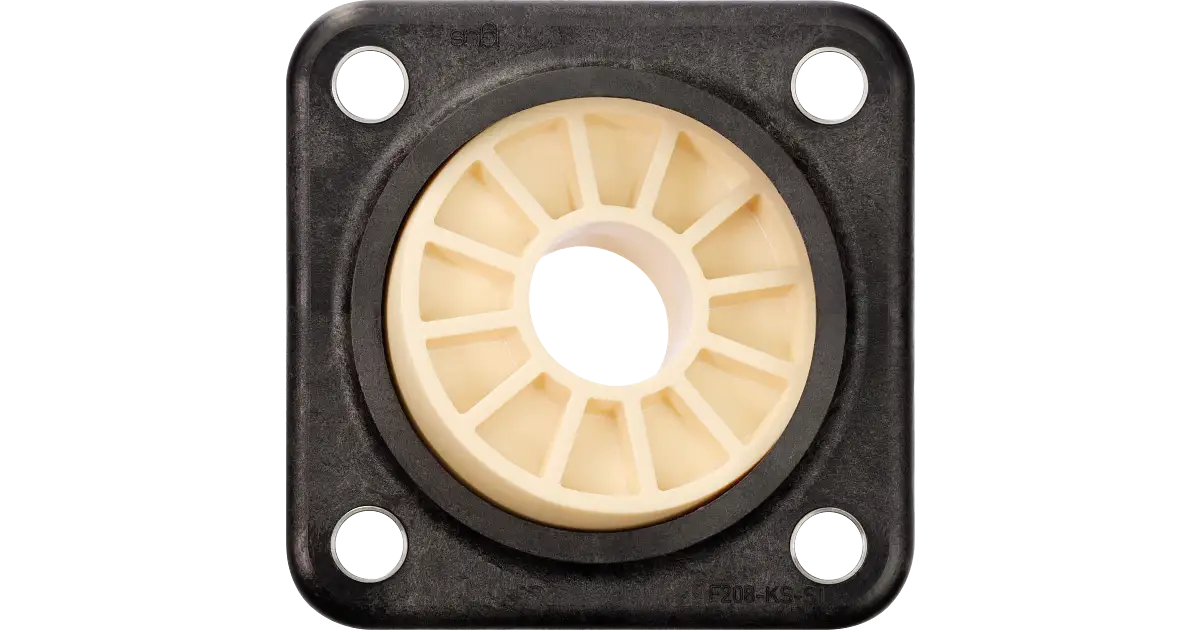 igubal® Compact 4-hole flange bearing with bearing insert