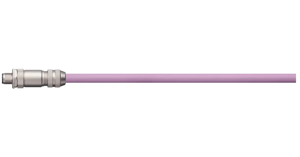 Harnessed Profibus cable Phoenix Contact 5-pole male