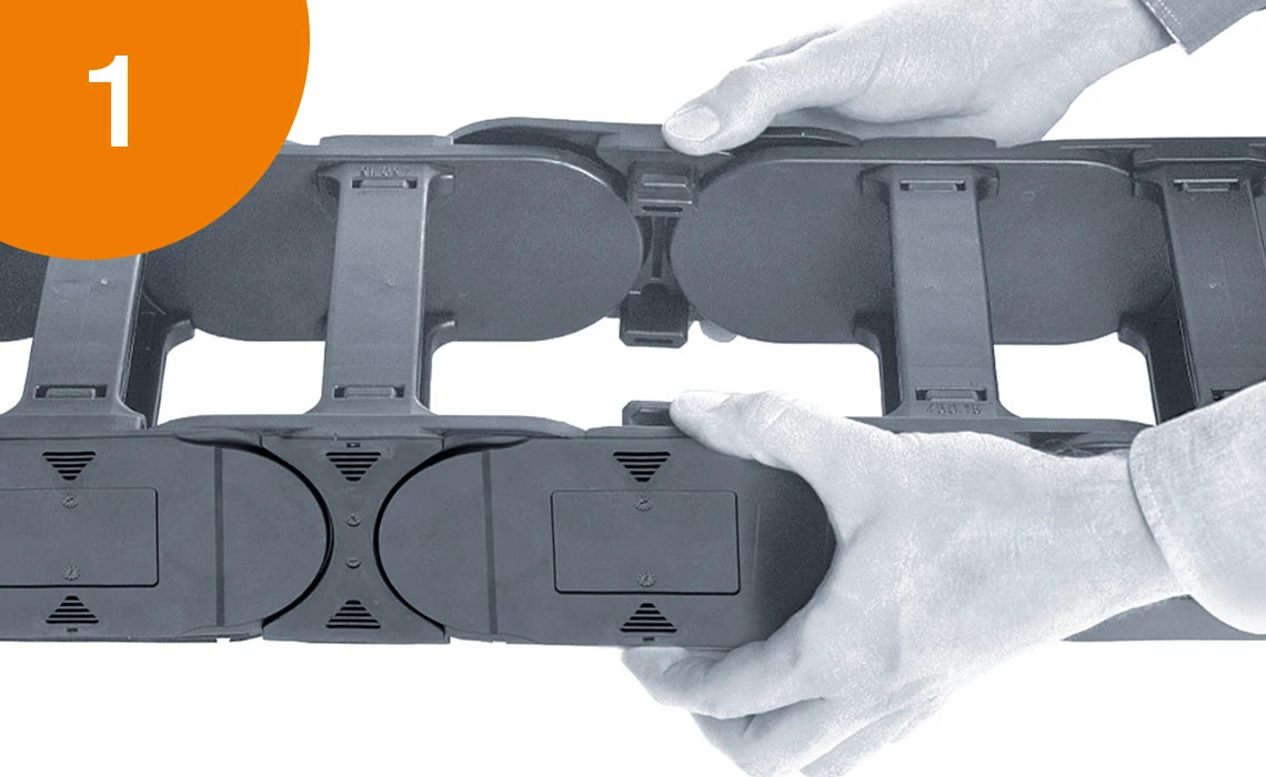 Assembly instructions for e-chain system® E4.1