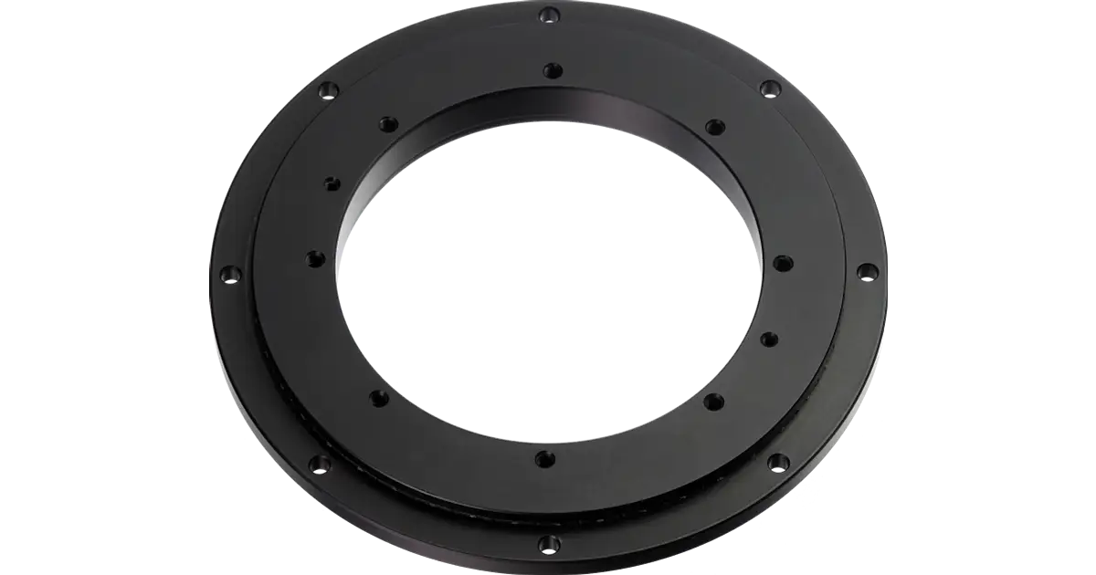 iglidur® slewing ring, PRT-04, Black Edition made of aluminium