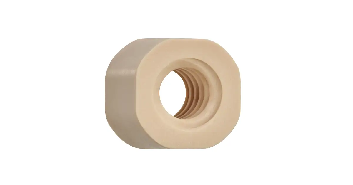 dryspin® formsprutade gängade muttrar med fläns, skuren gänga, DST-JSRM