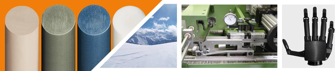 Application examples of bar stock made of technical plastics