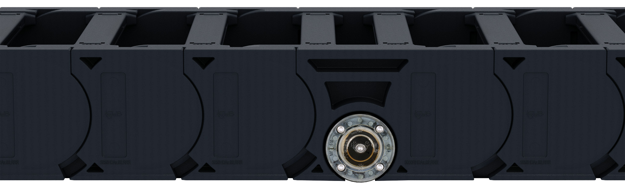 1500 t shipyard crane with energy chain and guide trough with riser ...