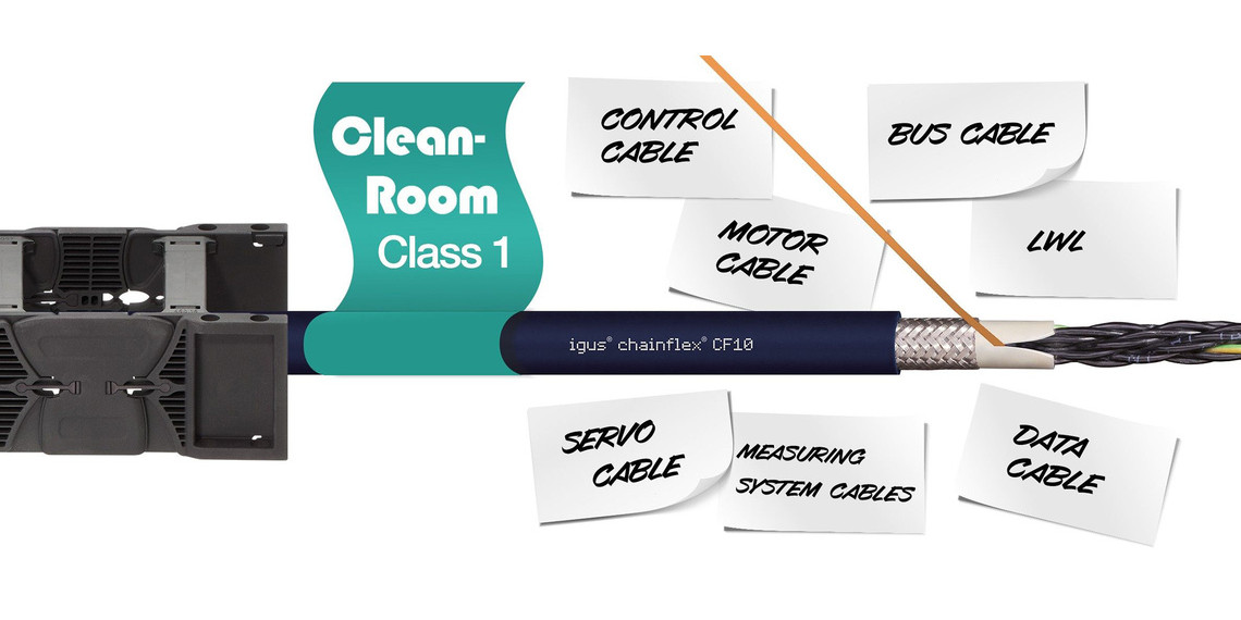 Cables & Hoses for Cleanroom Environments | igus®
