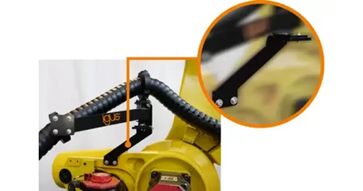 Swivel bracket for rotation of axis 1 of the robot of up to 270°.