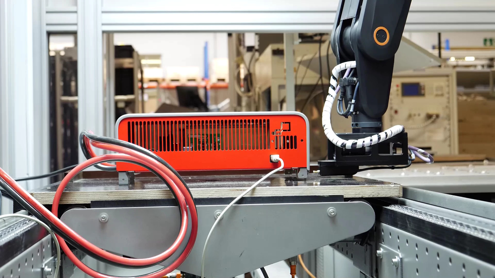 Quality control robots in power supply manufacturing