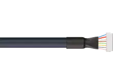 Encoder cable (encoder) with plastic connector (8 pin)