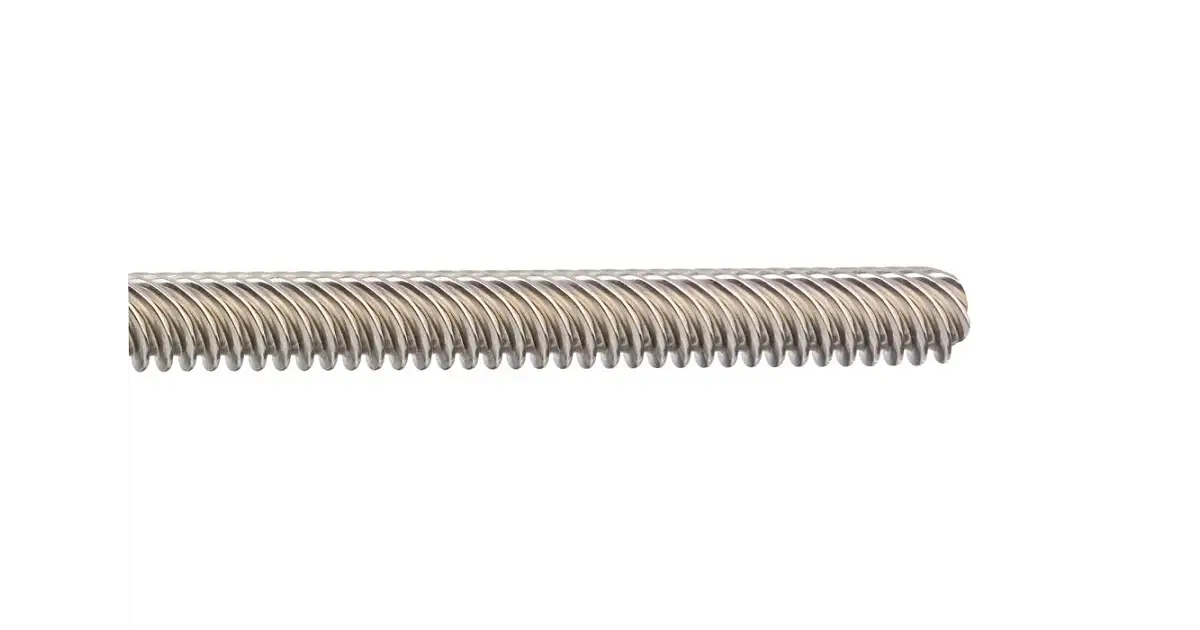 dryspin® high helix lead screw, right-hand thread, 1.4301 stainless steel