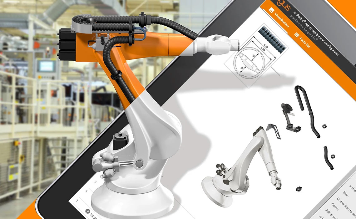 Three-dimensional chains for robots | triflex® R
