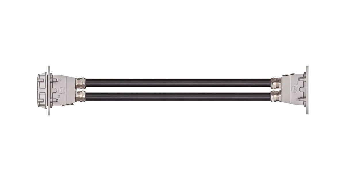 Harnessed hybrid cable for ABB robots PUR