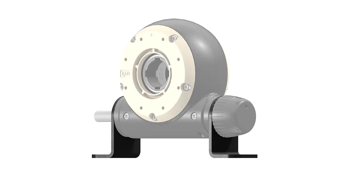 drygear® Apiro axial mounting option, angle attachment