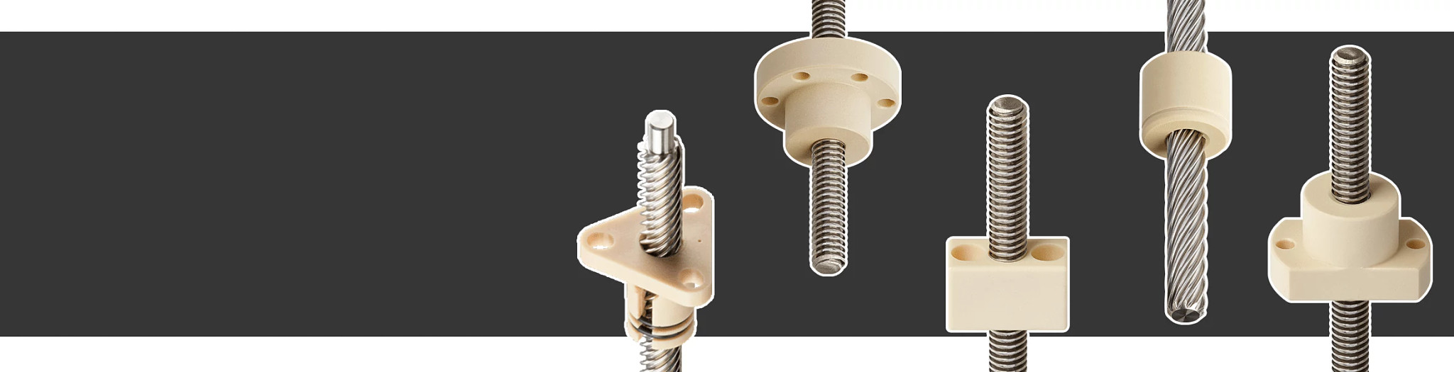 Convert rotary motion into linear with Lead Screw Assemblies | igus®