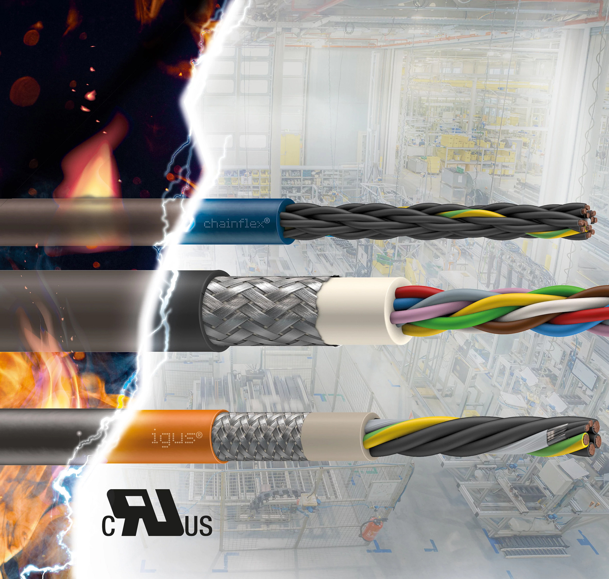 Cables TPE Eléctricos desde Stock en 48h | igus chainflex® | igus Chile