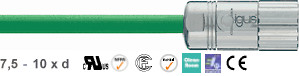 chainflex® assembled drive cables according to Baumüller standard