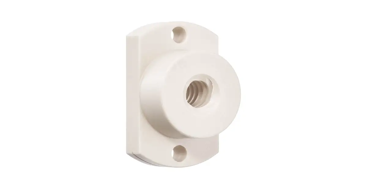 Ecrou à collerette et à méplat pour vis drylin®, thermoplastique ACME ...