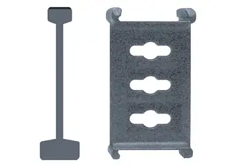 Separator, slotted, unassembled