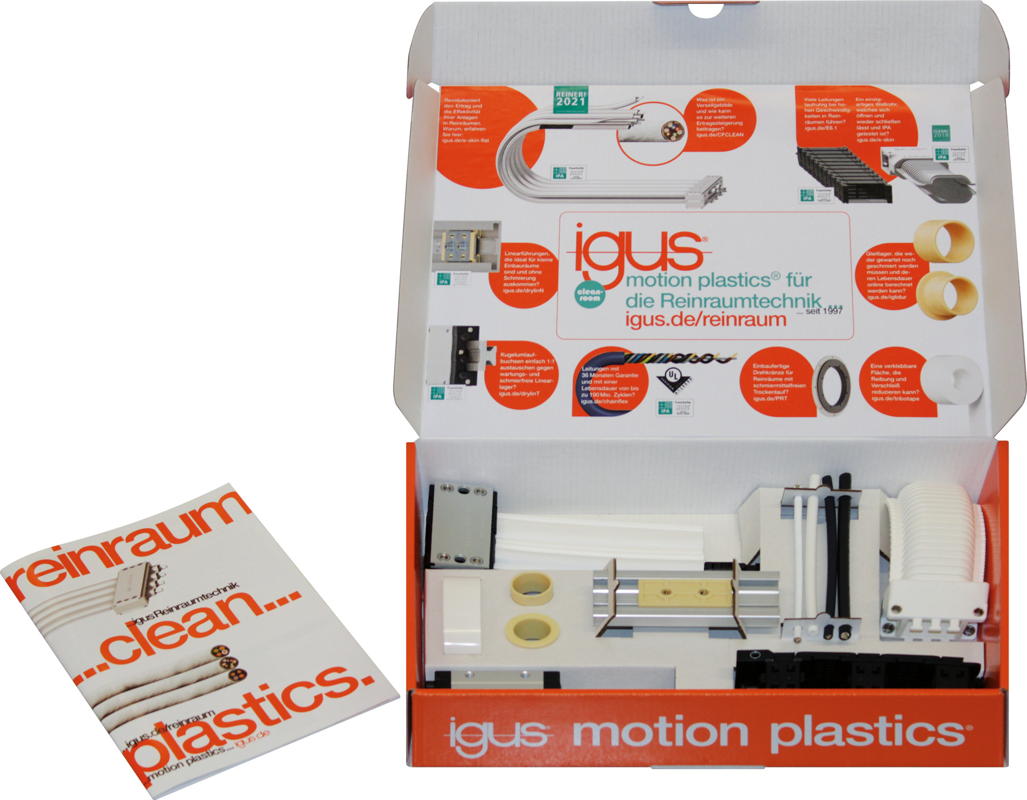 Sample box for cleanrooms