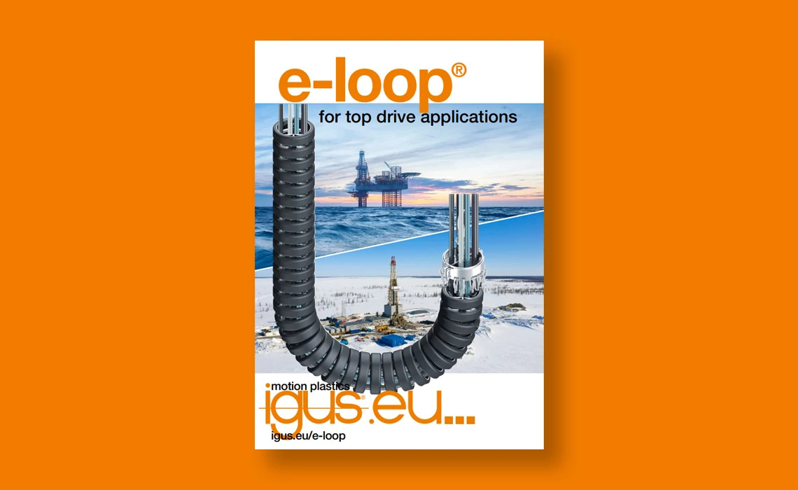 e-loop® instead of service loop | safe cable routing for top drives
