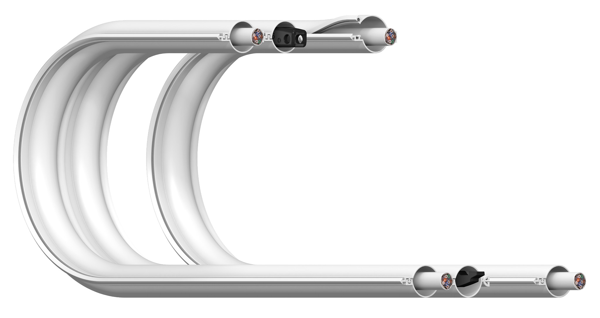 Ribbon cable e-skin® flat for cleanrooms