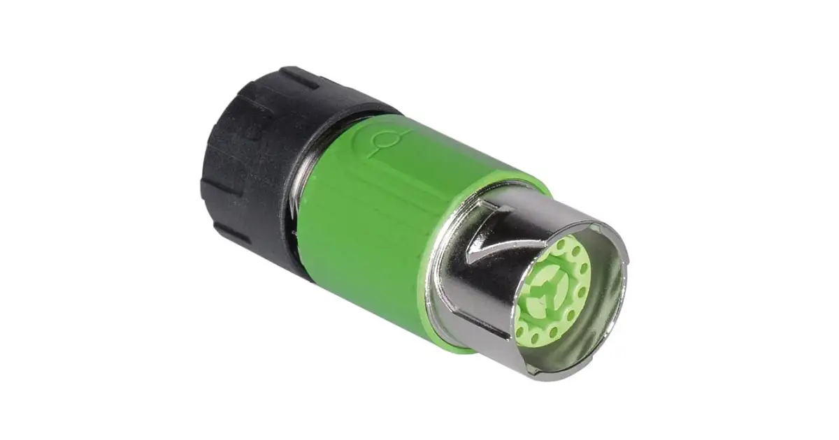 Conector Springtec, série 615, acoplamento de sinais