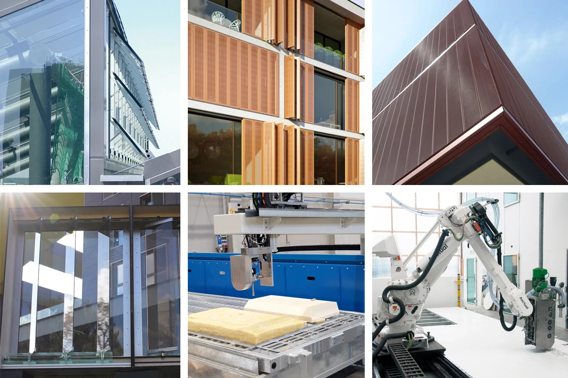 plastic-bearing for façade and building technology