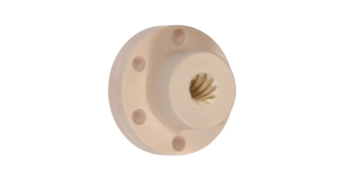 dryspin® flange lead screw nut, high helix thread, J350FLM