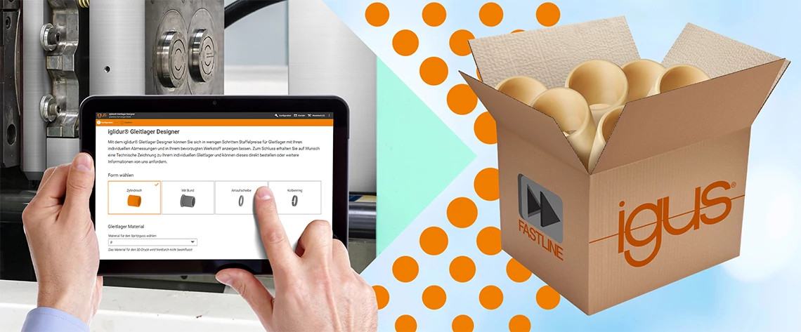 Delivery times: Fast and reliable delivery from igus GmbH