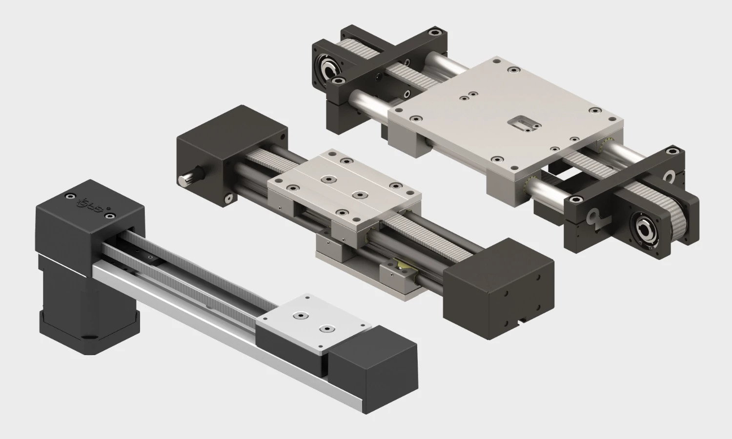 Linear axes with toothed belt drive