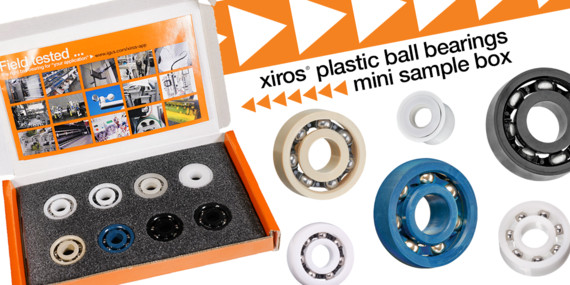 Request a free xiros® ball bearing mini sample box | igus®