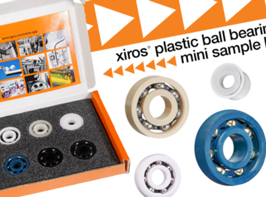 Request a free xiros® ball bearing mini sample box | igus®