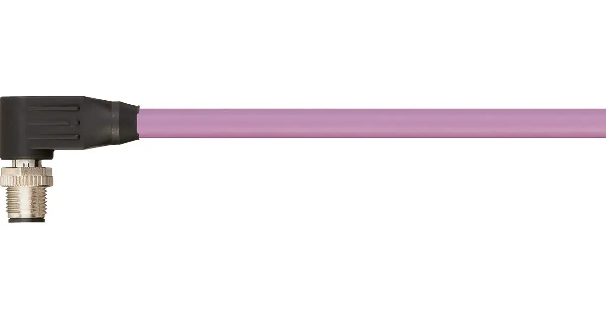 Industrial Ethernet/CAT5 cable PVC d-pin open cable end